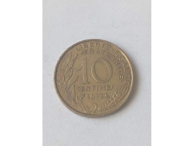 10 Centimes 1972.godine - Francuska -