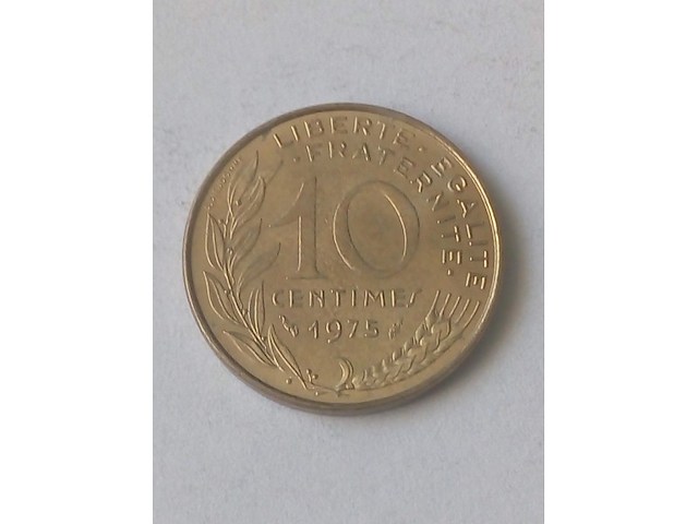 10 Centimes 1975.godine - Francuska -