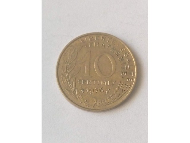 10 Centimes 1976.godine - Francuska -