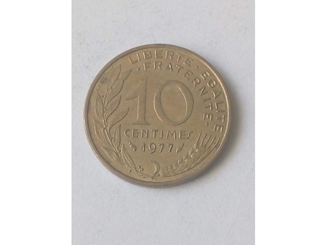 10 Centimes 1977.godine - Francuska -