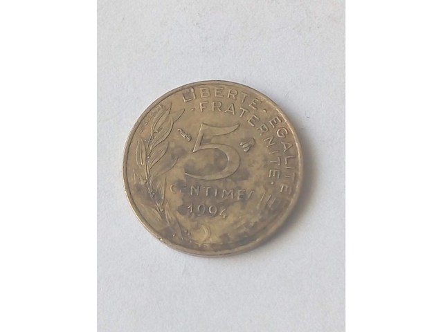 5 Centimes 1994.godine - Francuska -