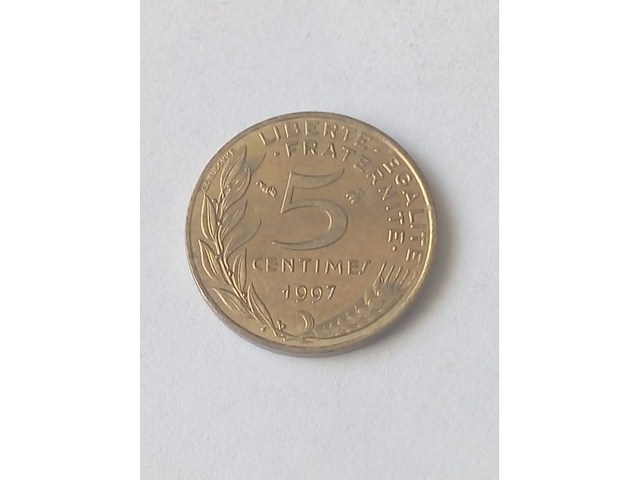 5 Centimes 1997.godine - Francuska -