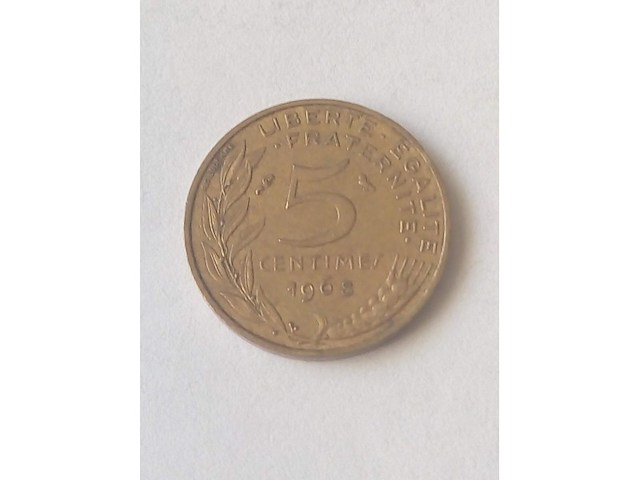 5 Centimes 1968.godine - Francuska -