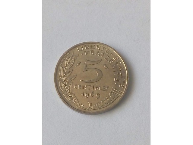 5 Centimes 1969.godine - Francuska -