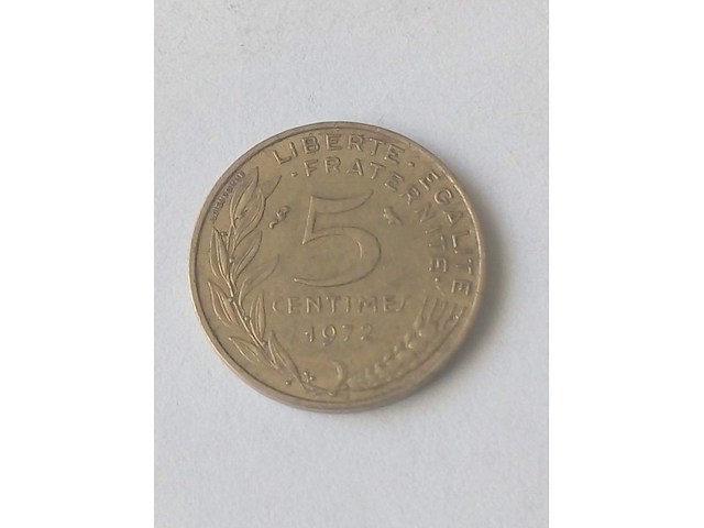 5 Centimes 1972.godine - Francuska -