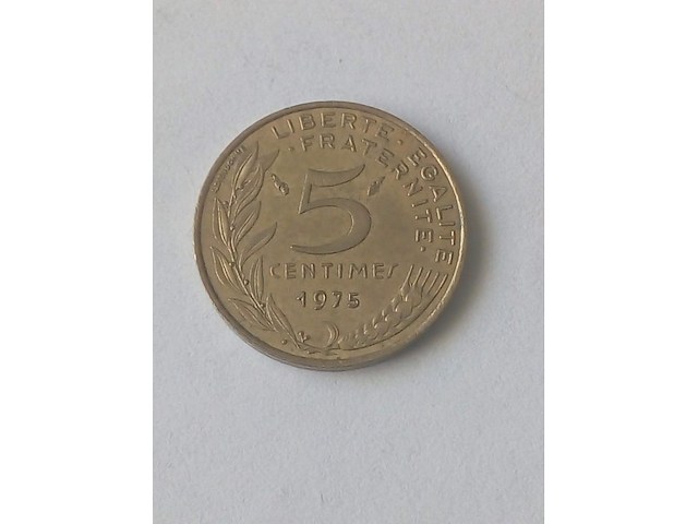 5 Centimes 1975.godine - Francuska -