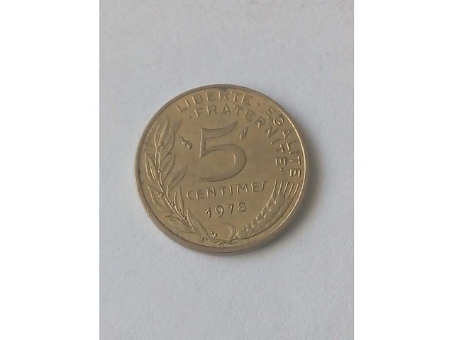 5 Centimes 1978.godine - Francuska -