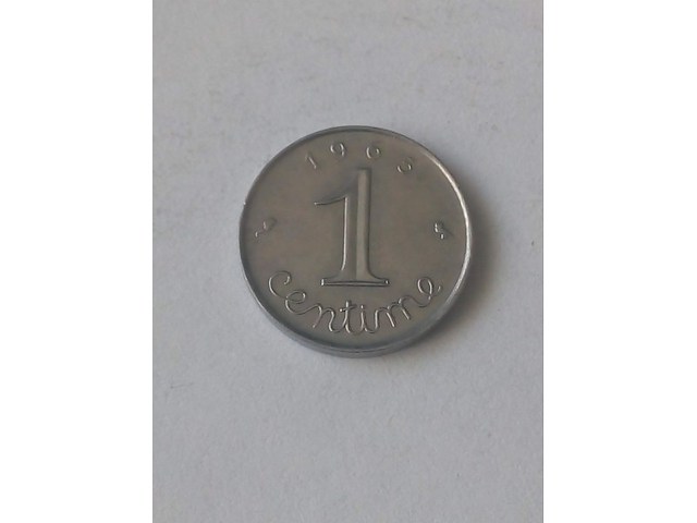 1 Centime 1965.godine - Francuska - LEPA -