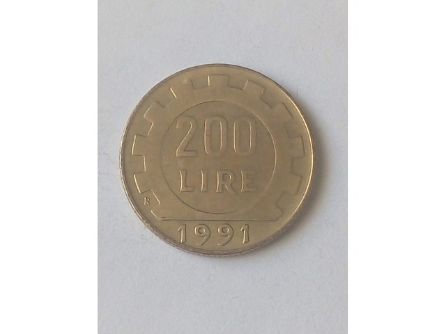 200 Lira 1991.godine - Italija -