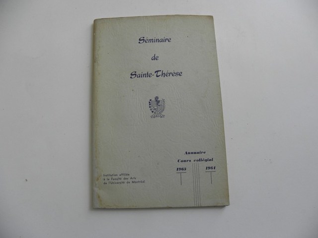 Seminaire de Sainte Therese, 1964.god