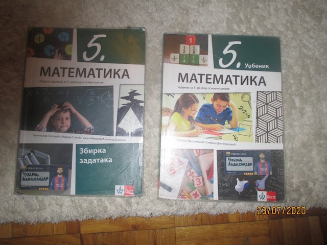 Matematika,udzbenik i zbirka za 5.razred Klett