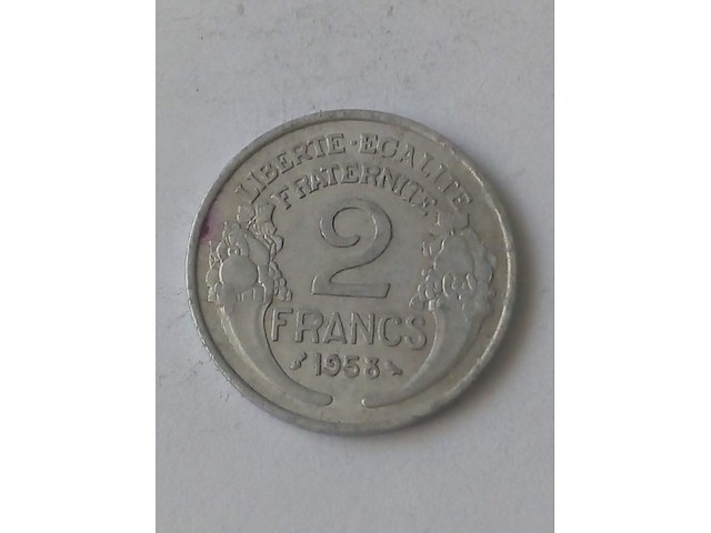 2 Francs 1958.godine - Francuska -