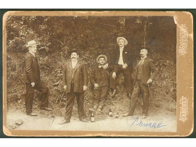 SOKO BANJA 1904 FOTOGRAFIJA KARTONKA
