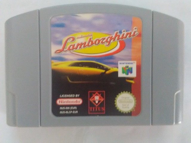 nintendo 64 igrica lamborghini isp sa slika