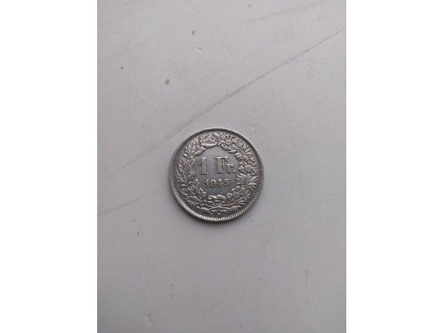 1 franak  Švajcarska 1945.
