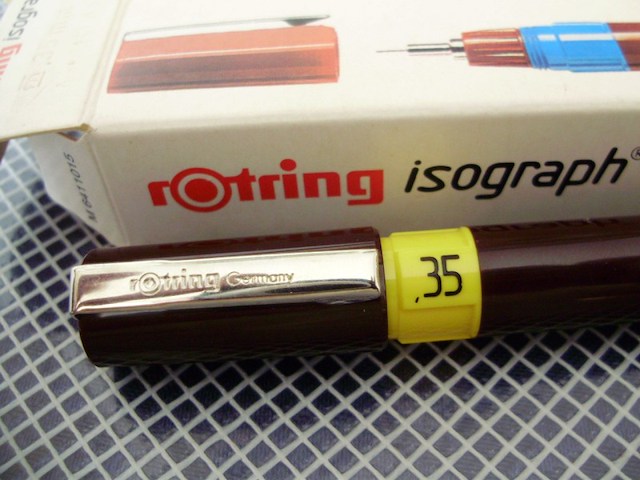 rapidograf - 2 `ROTRING` Isograph 0,35