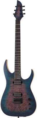 Schecter Keith Merrow KM-6 MK-III Artist Blue Crimson SKU # 826