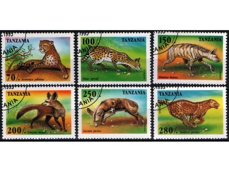 kt333r 30.sep1995 Tanzania Mi2210-6 -o-6/7