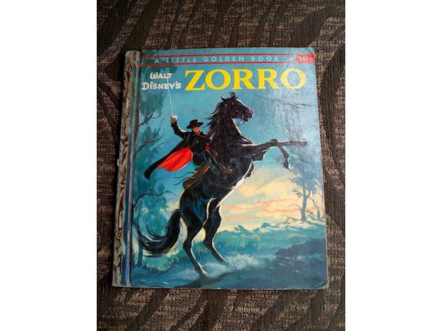 Walt Disney`s Zorro, A little golden book, D68, 1958