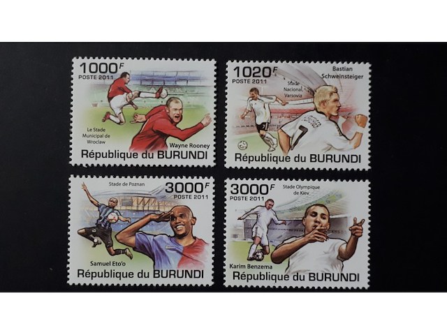 Burundi 2011. - Sport fudbaleri ** Čisto kompl ser