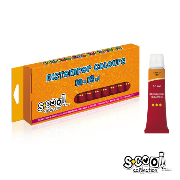 SCOOL tempera SC299 scarlet red