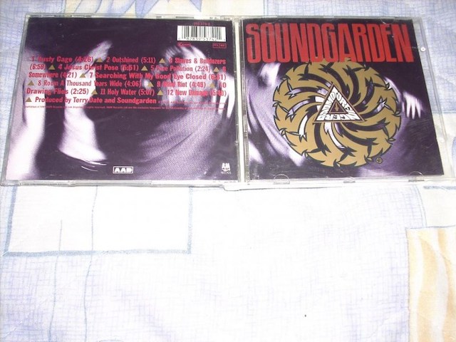 Soundgarden ‎– Badmotorfinger CD A&;;;M Records EU 1991.