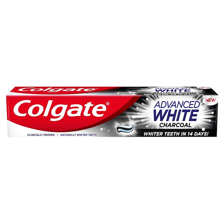 Colgate zp adva white charcoal 75ml colgate