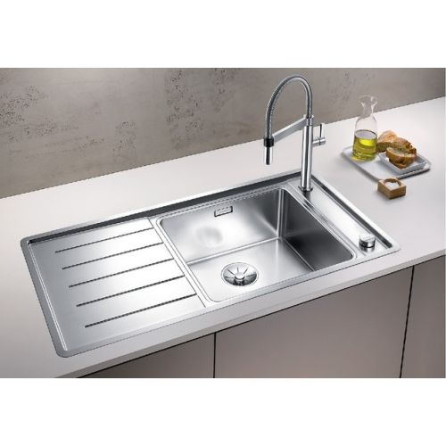 BLANCO ANDANO XL 6S-IF sudopera, 1000x500mm DESNA, niska ivica, inox saten polirano, poklon Blanco završni sifon