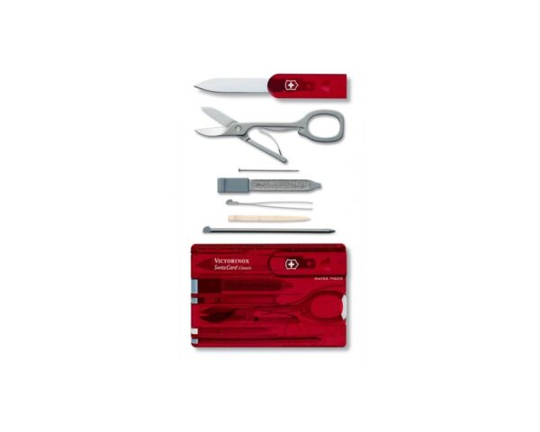 Victorinox alat-kartica Swiss-Card Red Translucent 07100.T