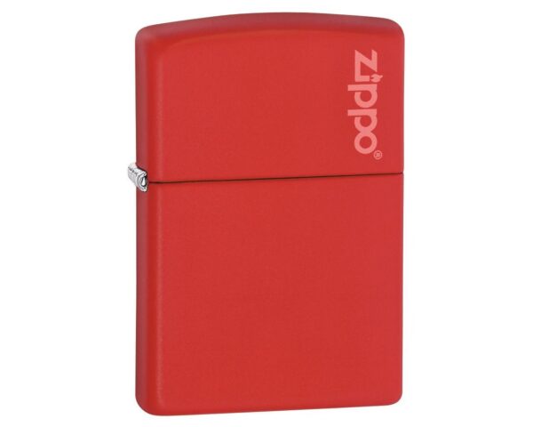 Zippo 233 ZL Red Matte w/ Zippo Logo