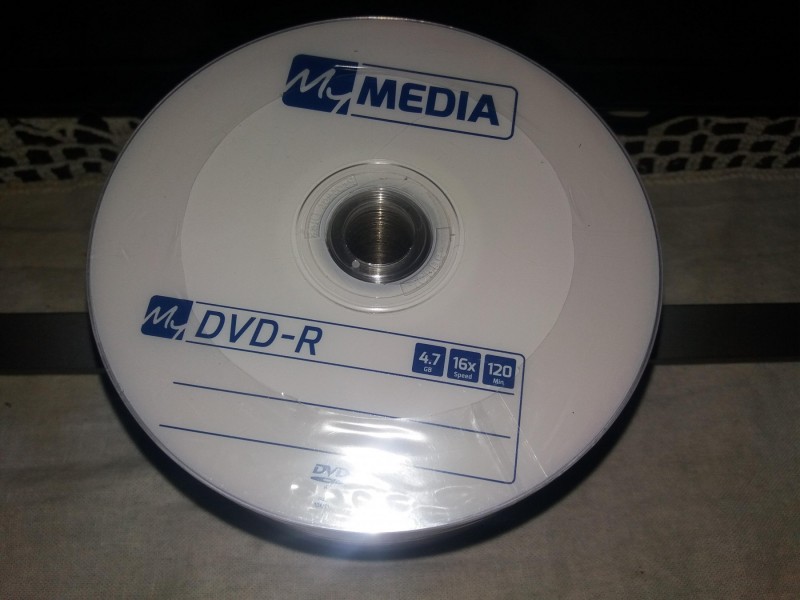 MYMEDIA DVD-R 4.7GB 16X (50 praznih diskova)