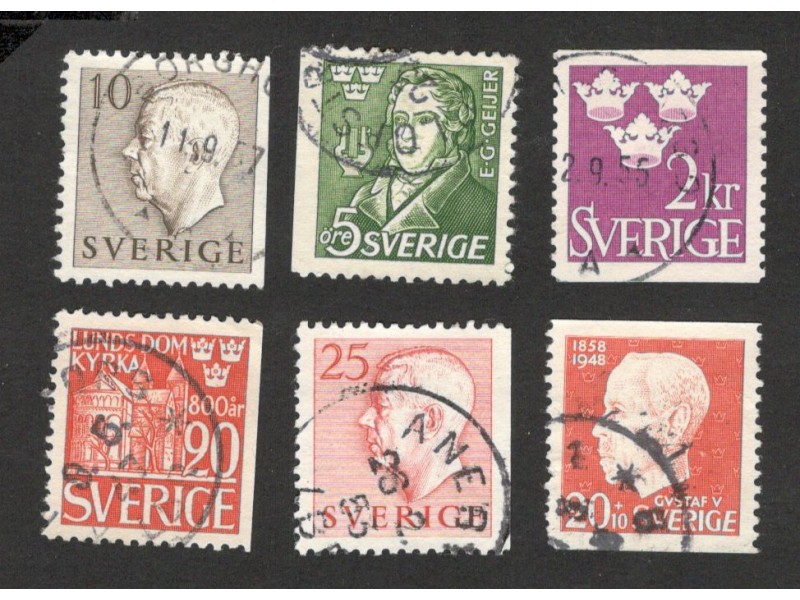 SVEDSKA- LOT OD 6 PONISTENIH MARAKA (277)