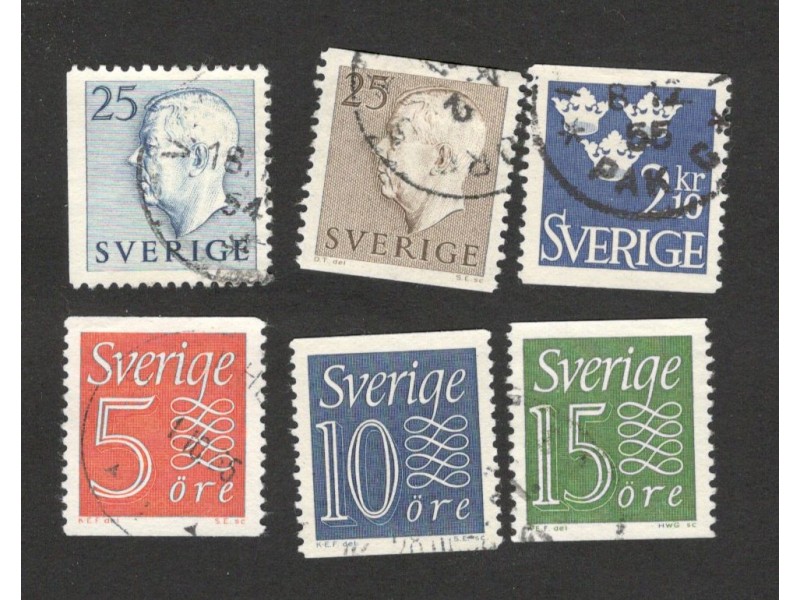 SVEDSKA- LOT OD 6 PONISTENIH MARAKA (276)