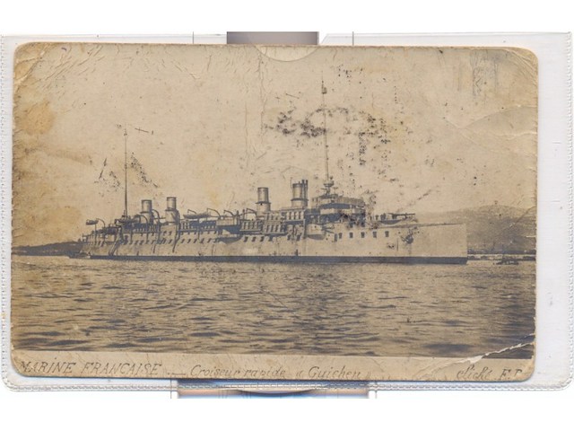 Razglednica istorijska Marine Francaise Croiseur Rapide