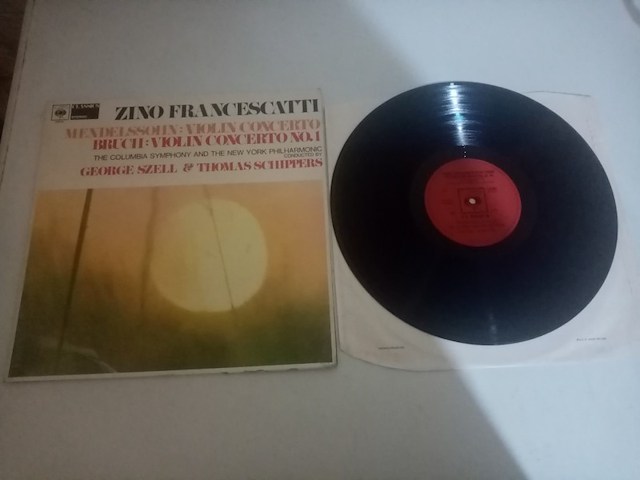 ZINO Francescatti violin CBS UK KLASIKA LP 5