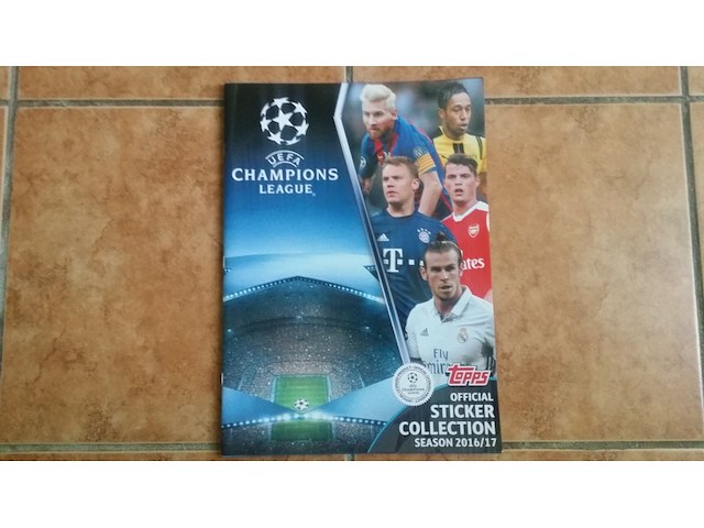 UEFA Champions League 2016/17, album sa 12 sličica