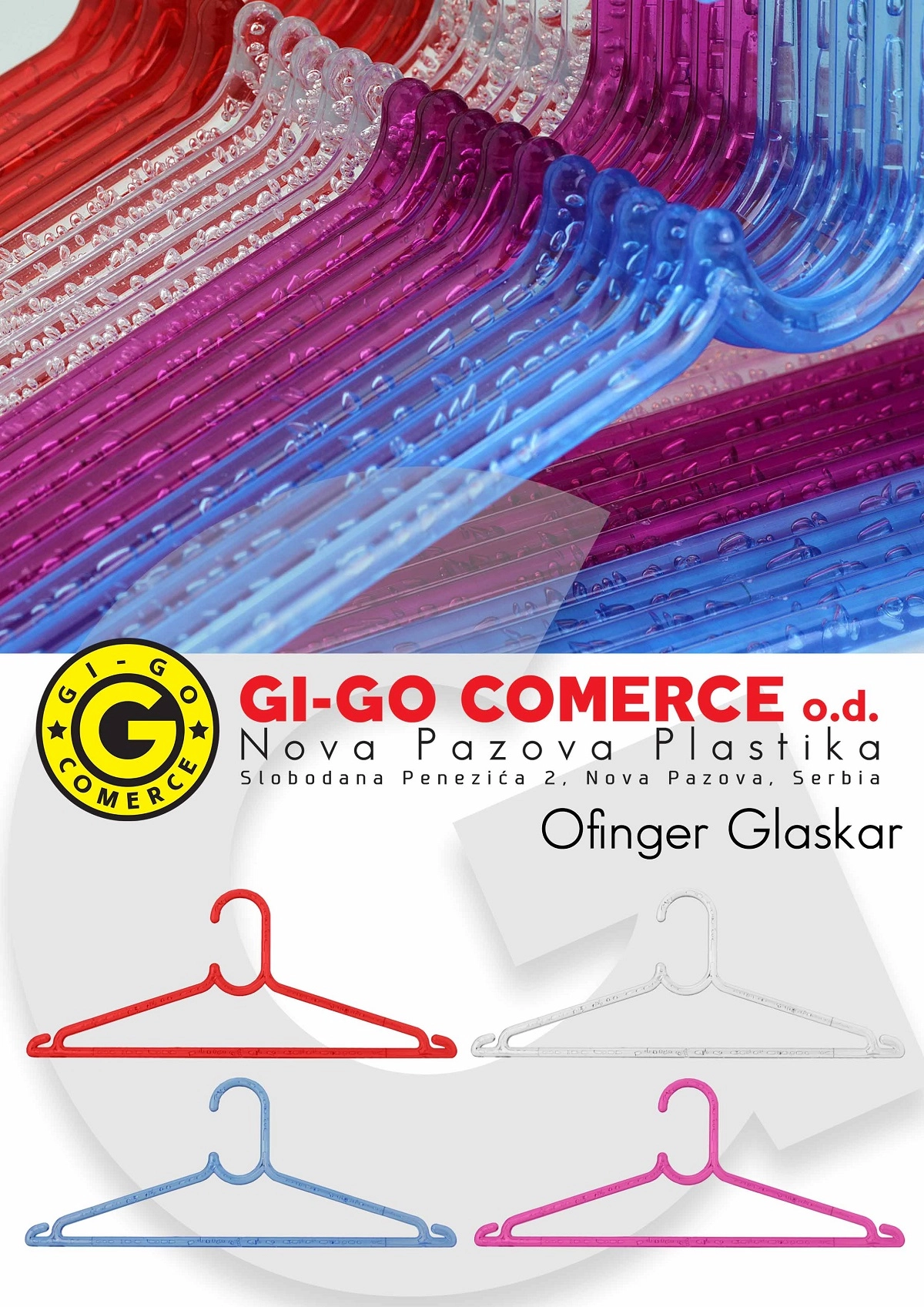 Plastični ofinger glas