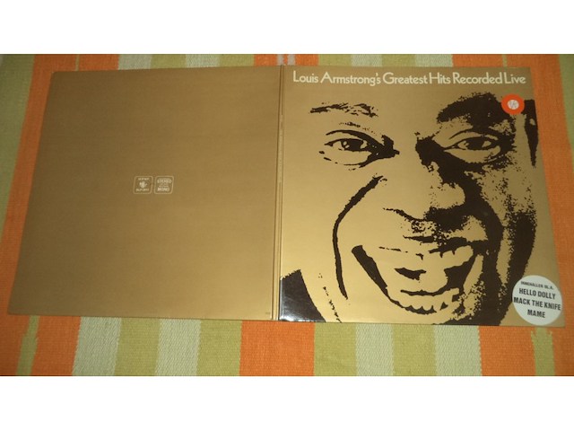 LP: LOUIS ARMSTRONG GREATEST HITS RECORDED LIVE