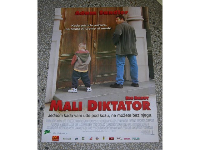 Mali diktator (Adam Sandler) - filmski plakat