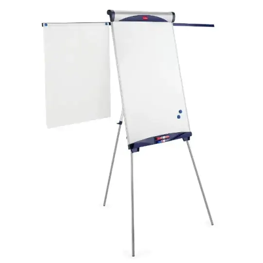 Bela magnetna tabla FLIP CHART na tronošcu Shark Magnetic