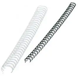 Žičane spirale comb 3:1 6mm bela 100kom FELLOWES