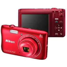 Digitalni foto-aparat crveni Collpix S3700 Nikon