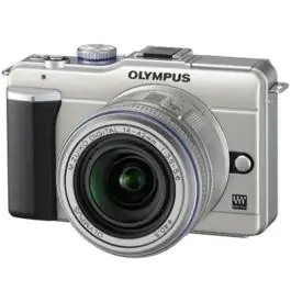 Digitalni fotoaparat E-PL1 Komplet šampanj i EZ-M1442L srebrni, punjač i baterija OLYMPUS