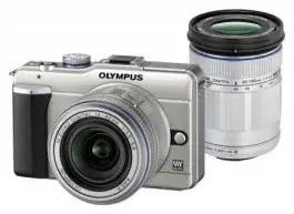 Digitalni fotoaparat E-PL1 šampanj,EZ-M1442L srebrni,ED 40-150mm OLYMPUS