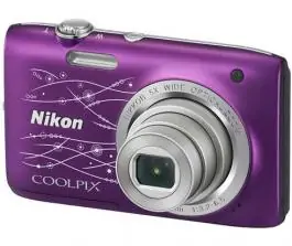 Fotoaparat Coolpix ljubicasti lineart S2800 NIKON