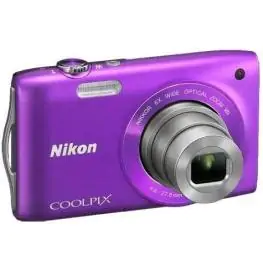 Digitalni fotoaparat COOLPIX S3300 Ljubicasti SET (SA EN-EL19 PUNJIVOM BATERIJOM) NIKON