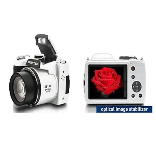 Digitalni foto aparat LM 16Z21S PRAKTICA beli + kartica 4GB