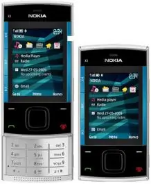 Mobilni telefon X3-00 Silver Blue 002Q546 Nokia