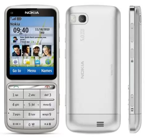 Mobilni telefon C3-01 Silver 002S9M7 Nokia