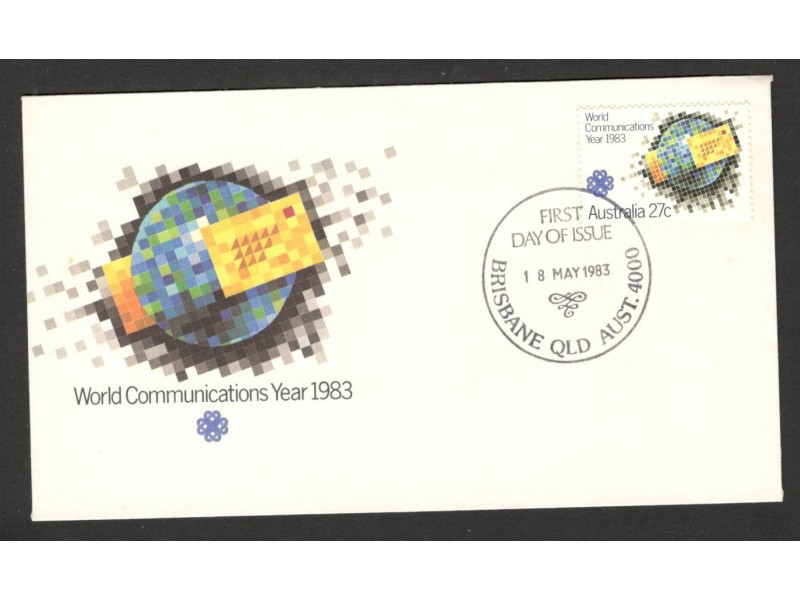 AUSTRALIJA-FDC-SVETSKA GODINA KOMUNIKACIJE-1983.